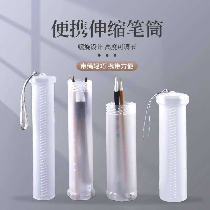 Expandable Plastic Brush Painting Calligraphy Portable Storage Box Art ...