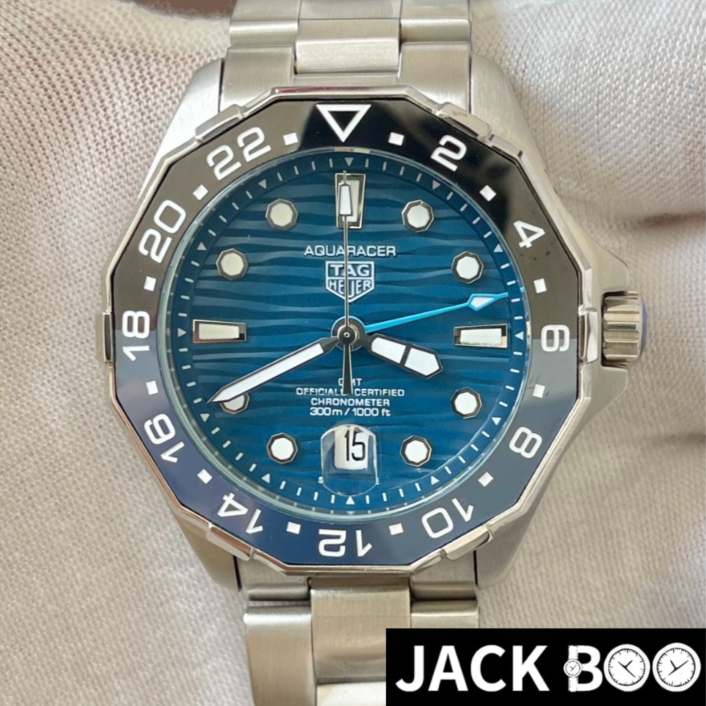 ♞TAGS Heuer Aquaracer Working GMT Automatic 41mm Watch | Shopee Philippines