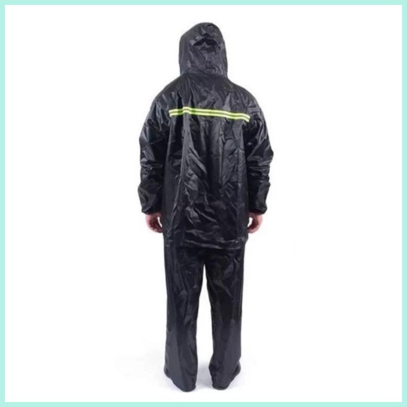 KAPOTE BLACK TERNO / RAINCOAT FOR RIDER / MAKAPAL TERNO KAPOTE ...
