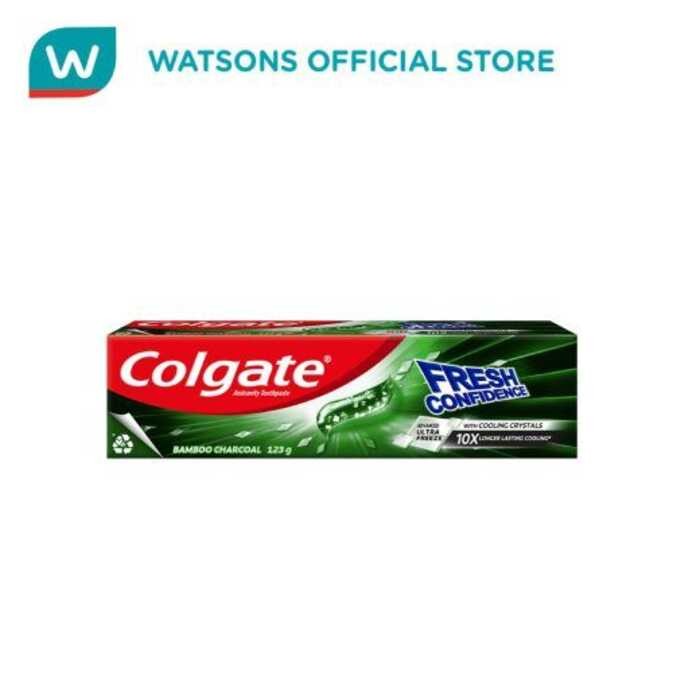 COLGATE TOOTHPASTE FRESH CONFIDENCE BAMBOO CHARCOAL 123Ml | Shopee ...