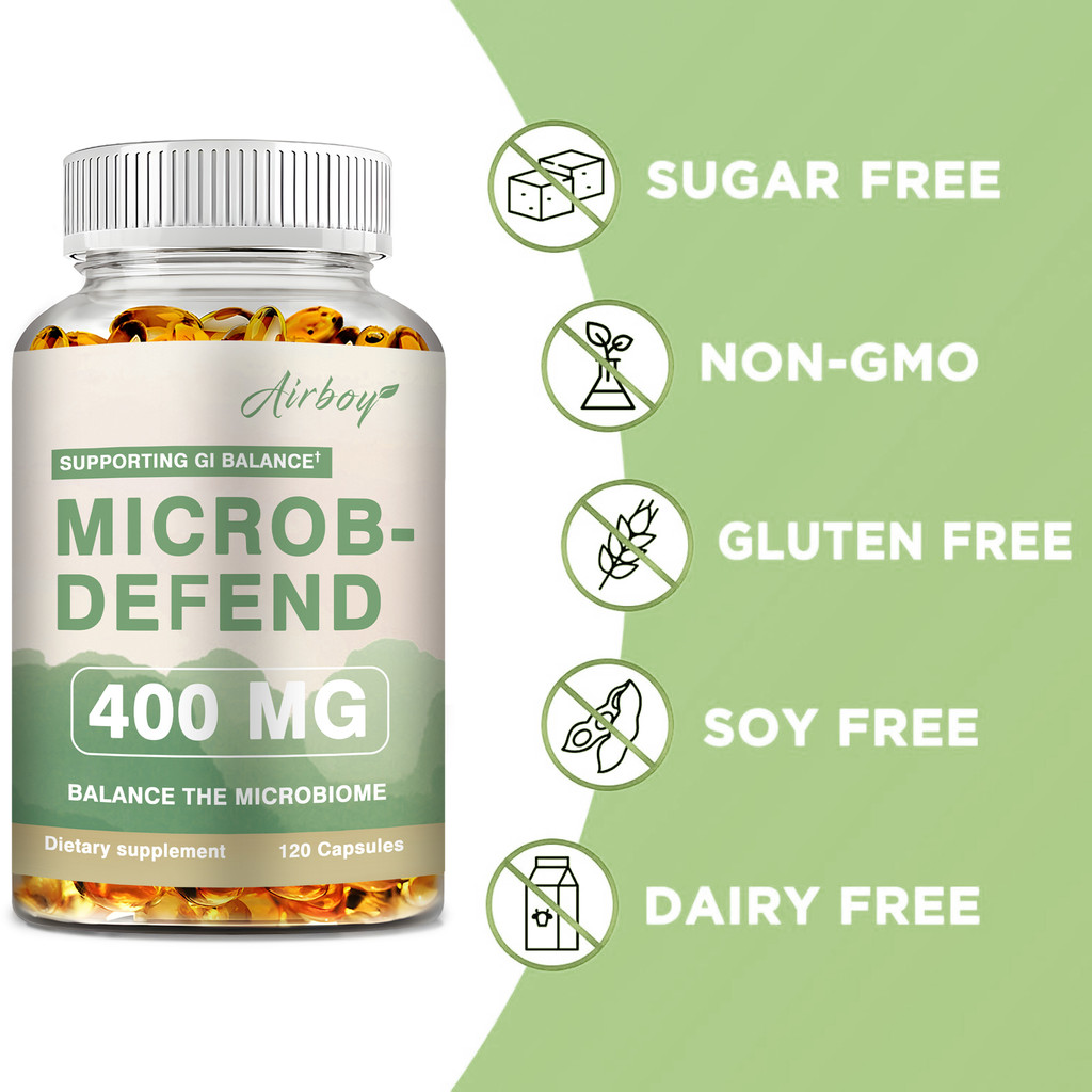 Airboy Gut Health Capsules, Supports Gastrointestinal Balance and ...