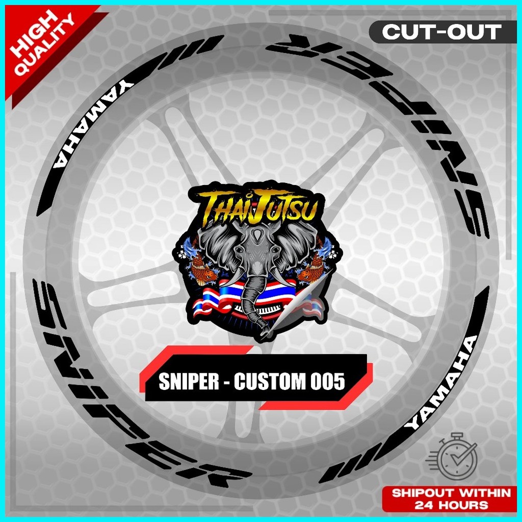 SNIPER 150/155 MAG STICKER SET ( 2 MAGS ) - CUSTOM 005 | VINYL ...