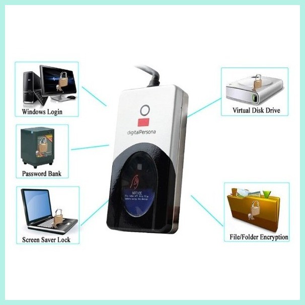 Digital Persona USB Biometric Fingerprint Scanner, Digital Fingerprint ...