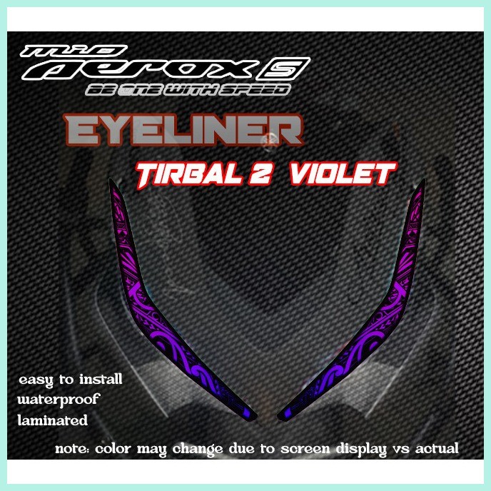 Yamaha Aerox V2 Eyeline Sticker Decals Transparent Printed | Shopee ...