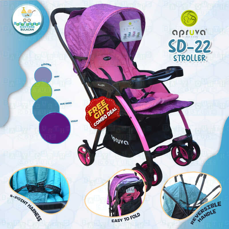 Apruva SD-22 Aller Reversible Stroller for Baby | Shopee Philippines