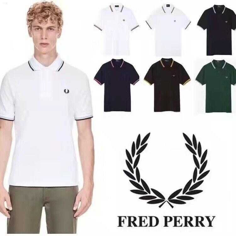 FRED British Authentic PERRY Wheat Ear Men's POLO Tag-Init Kaswal ...