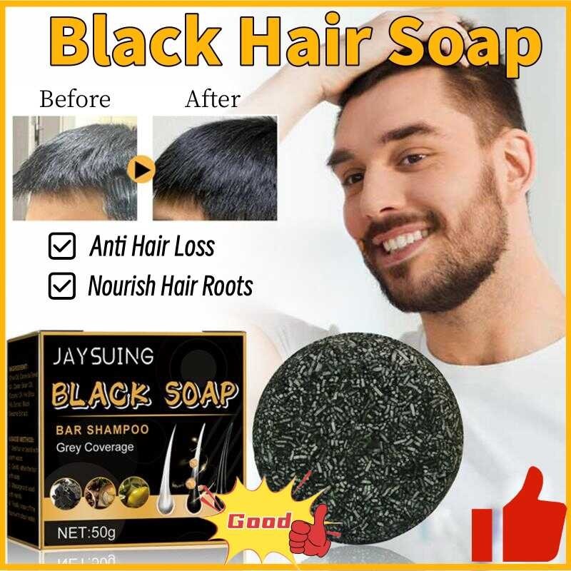 Growth Shampoo Bar Anti Hair Loss Soap sabon makapal itim malakas na ...