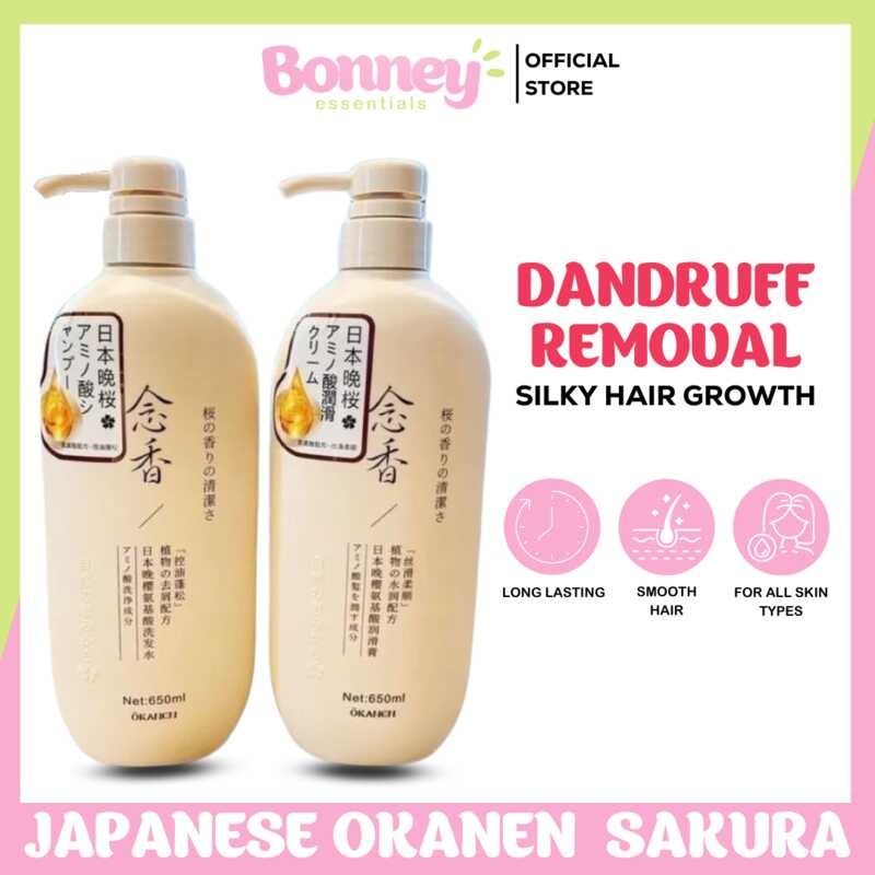 Okanen Japan Sakura Fragrance + Conditioner Silky Hair Grower Keratin ...