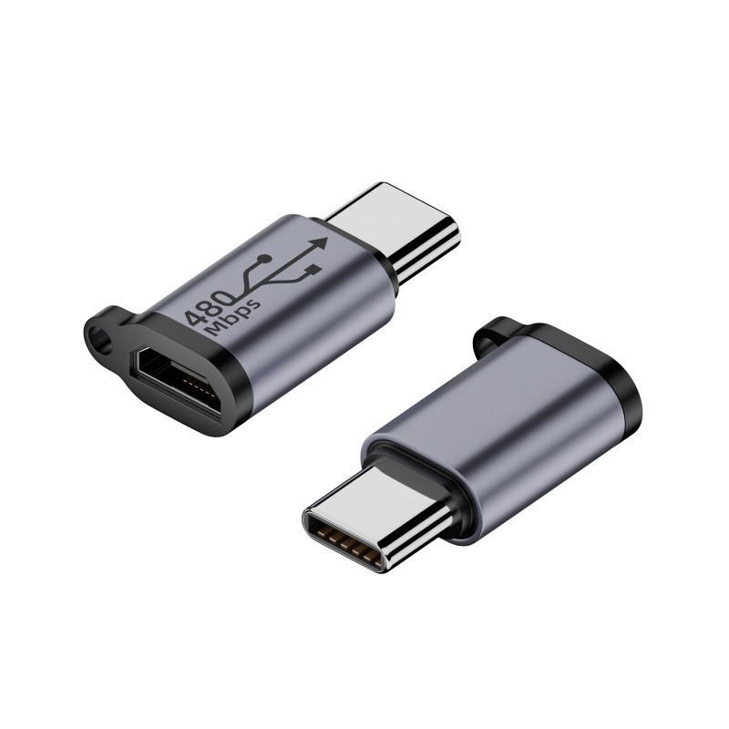 Fast Charging Converter Type C Female To Micro USB / TypeC Female To ...