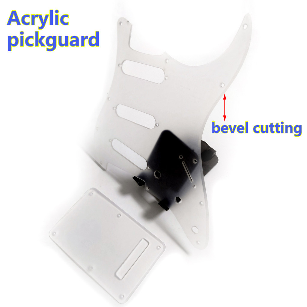 Fender Stratocaster SSS Pickguard Acrylic BackPlate Set | Shopee ...