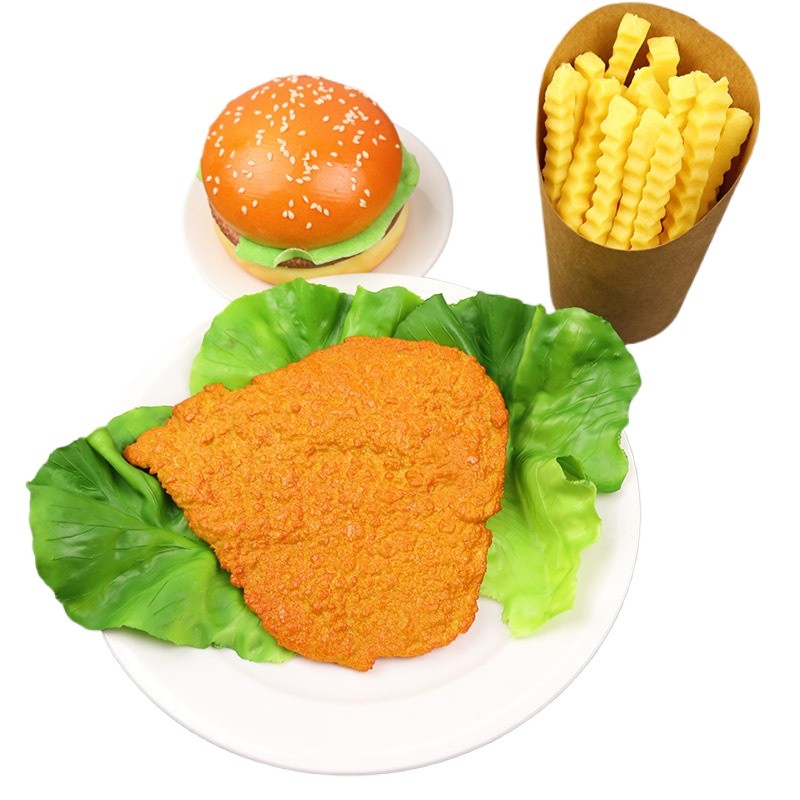 Fake Cooked Fried Chicken Cutlet Simulated Fried Chicken Artificial ...