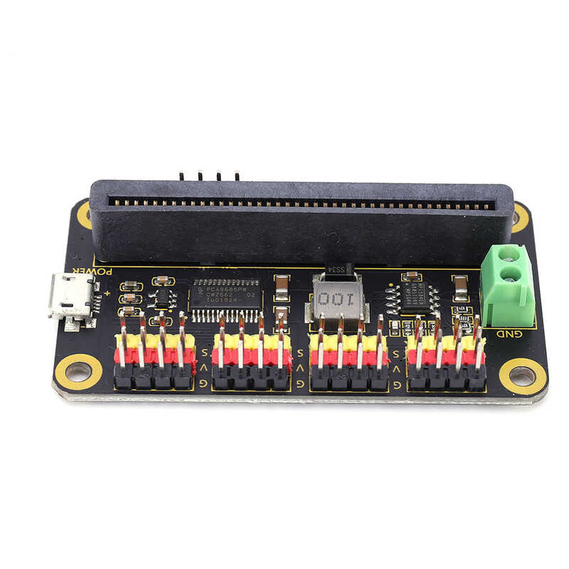 Micro Bit 12-Bit Servo Driver 16 Channel Motor Drive Expansion Board I2c Interface Pca9685 For ...