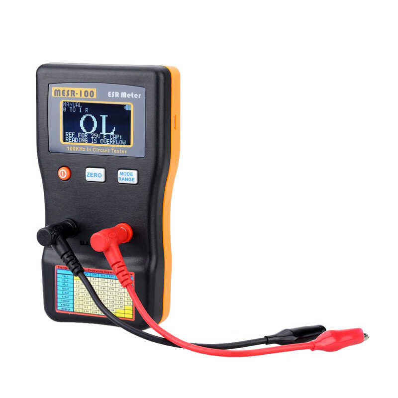 Mesr-100 M6013 ESR Ohm Meter Professional Measuring Capacitance ...