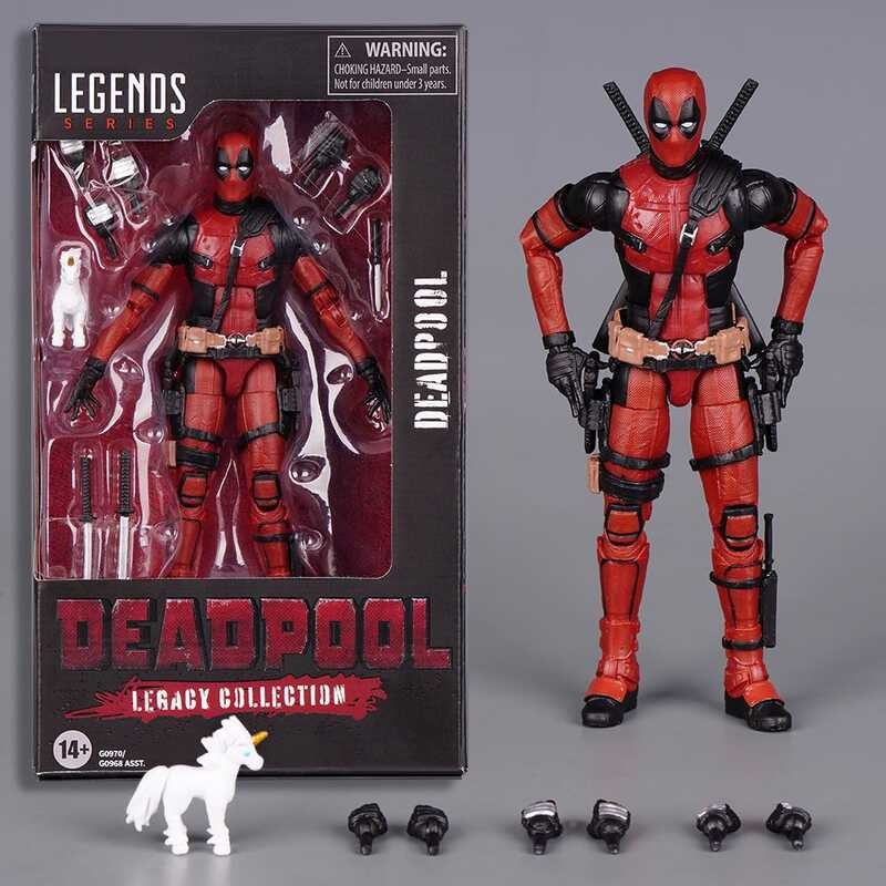 A 6 Inch Deadpool Action Legend Series Figurine Wade Winston Wilson ...