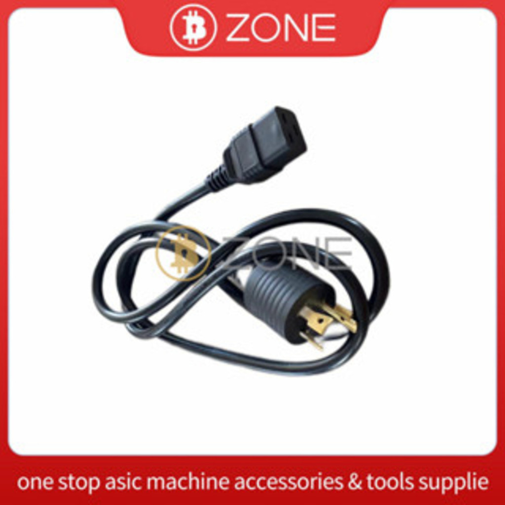 US Standard 1.5M L7-20P C19 Self-Locking Cord For Whatsminer M20s M21s ...