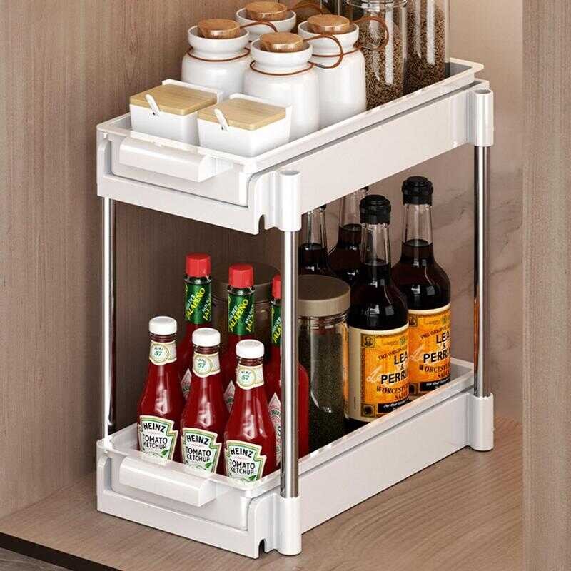 Slide Out Portable Drawers Removable Design Cabinet Organizer Storage ...