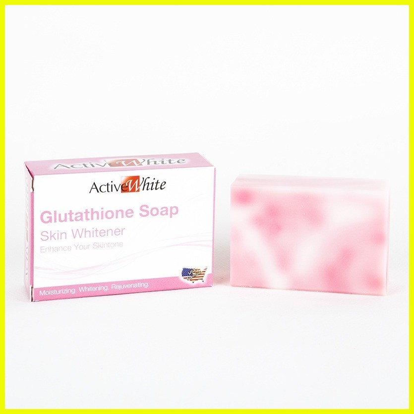 ☢ Active White Glutathione Skin Whitener Soap 135g (single or twin pack ...