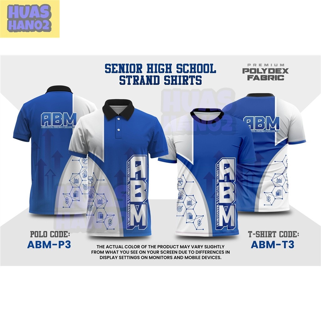 [FREE CUSTOME]2024 ABM SUBLIMATION UNIFORM POLOSHIRT FOR MEN WOMEN ...