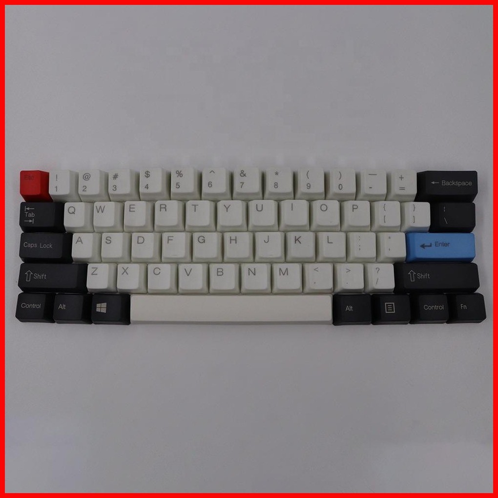 61key PBT Keycaps OEM Profile Set ANSI layout for Cherry MX Mechanical ...