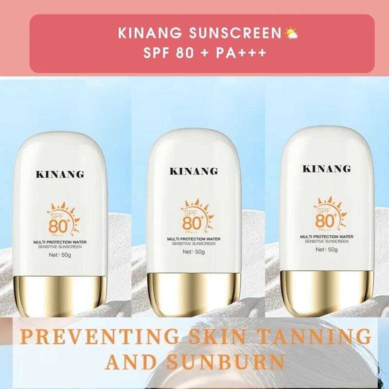 [ 3Pcs ] Spf80 KINANG SUNSCREEN Multi Protection Lightweight ...