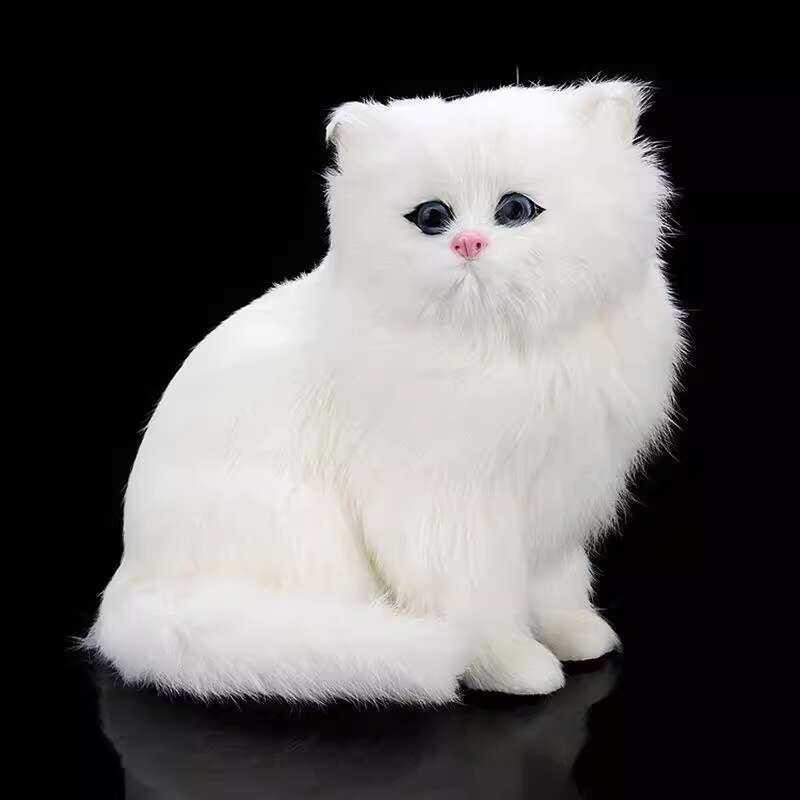 Simulation Persian Model Plush Toy Home Decor Birthday Gift Cute Big ...