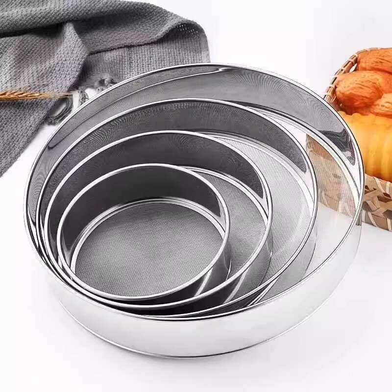 Black Sesame Cleaning Tool Baking Flour 304 Stainless Steel Net Sample ...