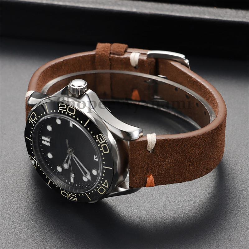 18mm 20mm 22mm Genuine Cowhide Bracelet Quick Release Universal Chamois ...