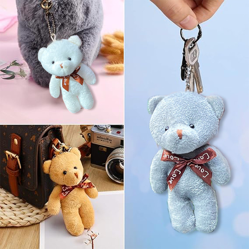 Teddy Bear Keychain for mini Teddy Bear Cartoon Bear Plush bear ...