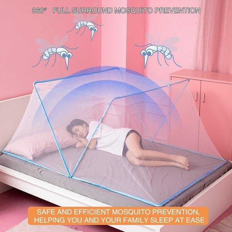 Extra Large Foldable Adult Free Installation Mosquito Net 1.8 King 1.5 ...