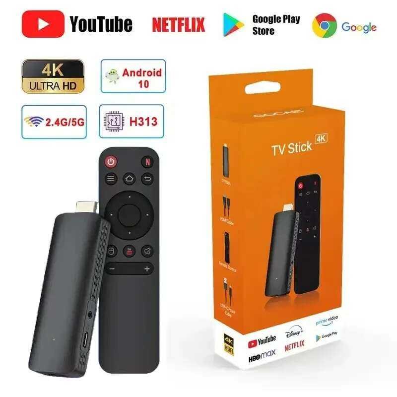 Stick TV Mx10 Mini 2.4G 5G Dual Wifi Android 11 OS HDR Set Top 4K 1080P ...