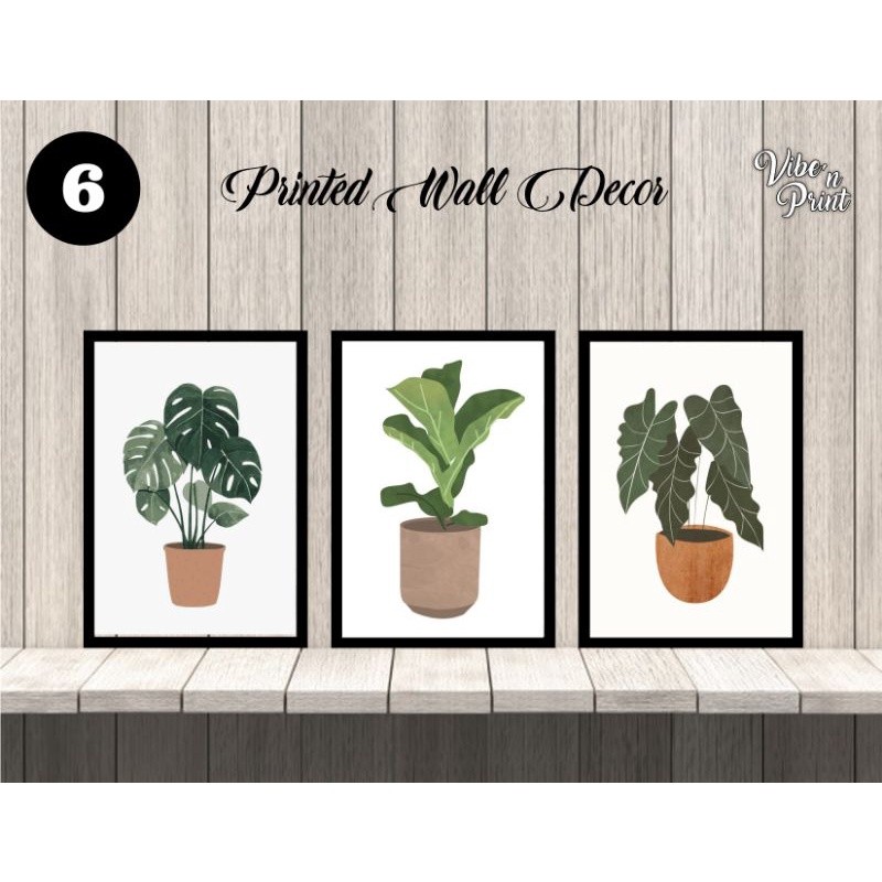 Vibe'nPrint SINTRA BOARD WALL DECOR Minimalist PlantAesthetic ...