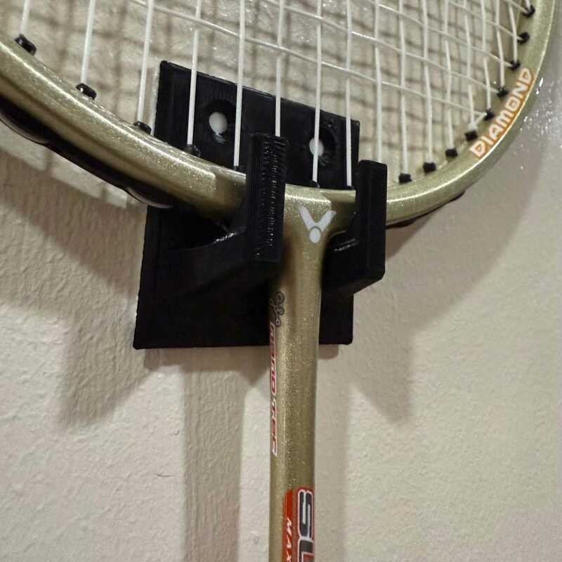 BUCCO Wall-Mounted Badminton Racket Holder 83E | Shopee Philippines