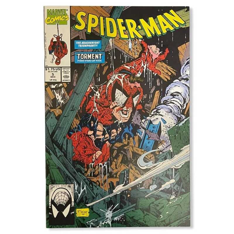 Spiderman Published Dec 1990 Torment Part Of 5 Story, Art And Cover By ...