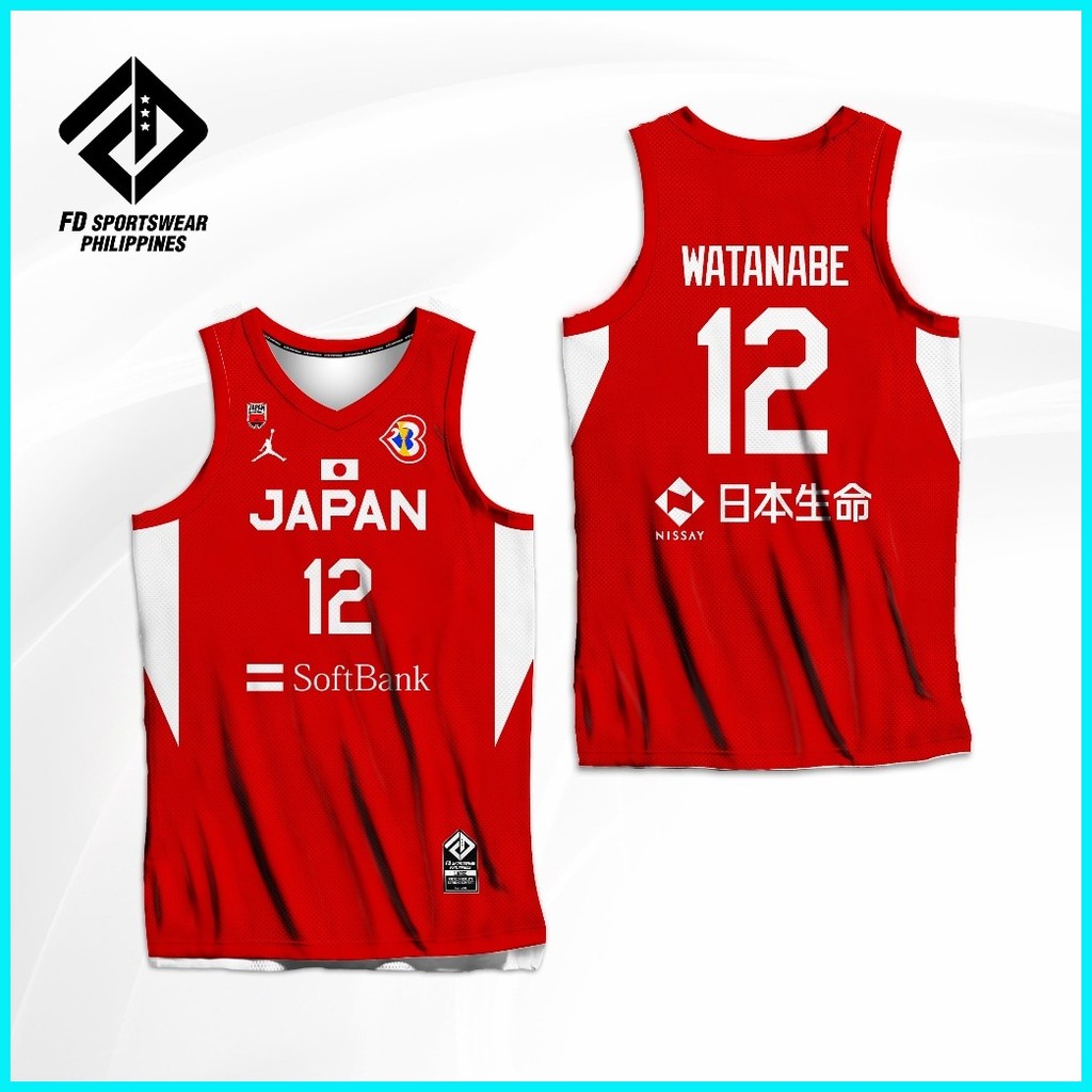 JAPAN BASKETBALL FIBA WC 2023 WATANABE KAWAMARU HAWKINSON HACHIMURA ...