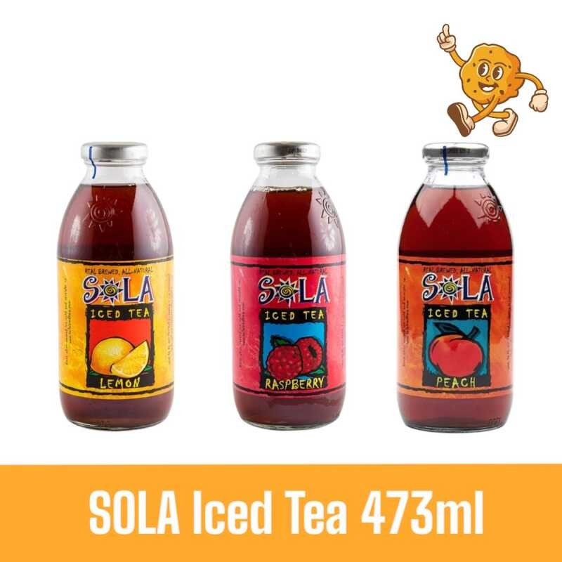 SOLA Iced Tea 473Ml; Peach; Lemon; Raspberry Zjy Dde | Shopee Philippines