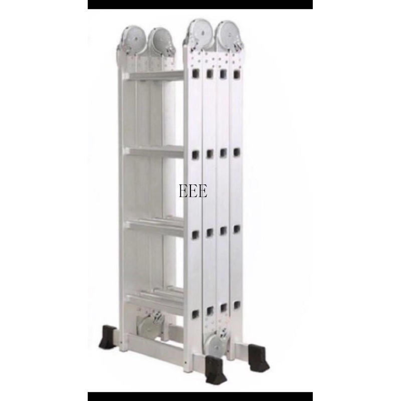 16 STEP(16 FEET)HEAVY DUTY ALUMINIUM MULTIPURPOSE FOLDABLE LADDER ...