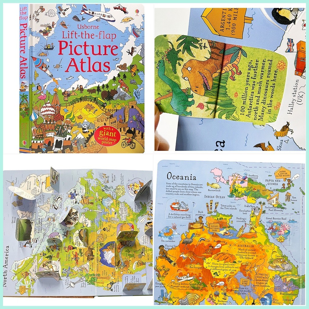 Usborne See inside the Solar System English Popular Science Educational Picture Book for Kids ...