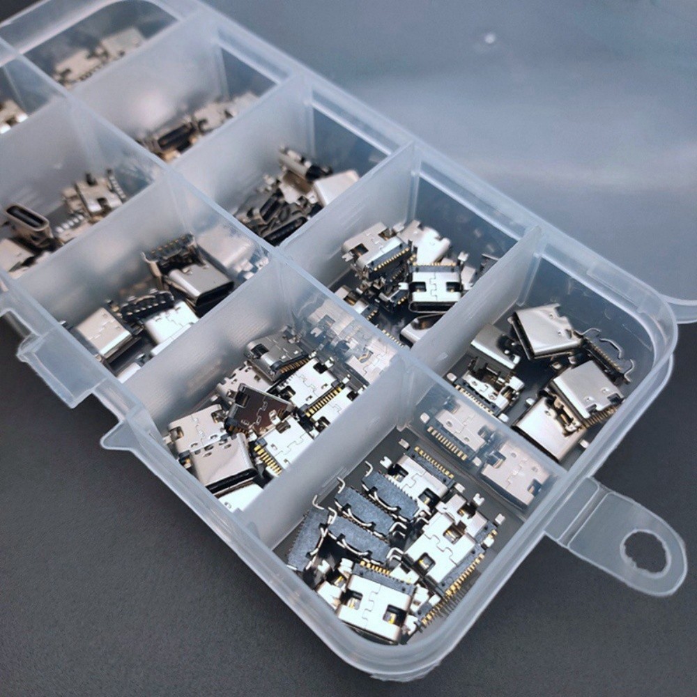 50-100Pcs Charging Charger Port Connector USB 3.1 Type-C Female ...