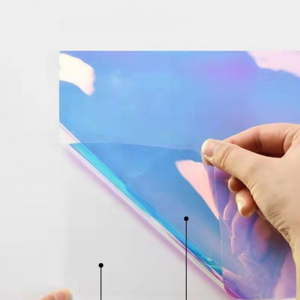 10M Clear Window Film Iridescent Window Dichroic Film Decorative Glass ...