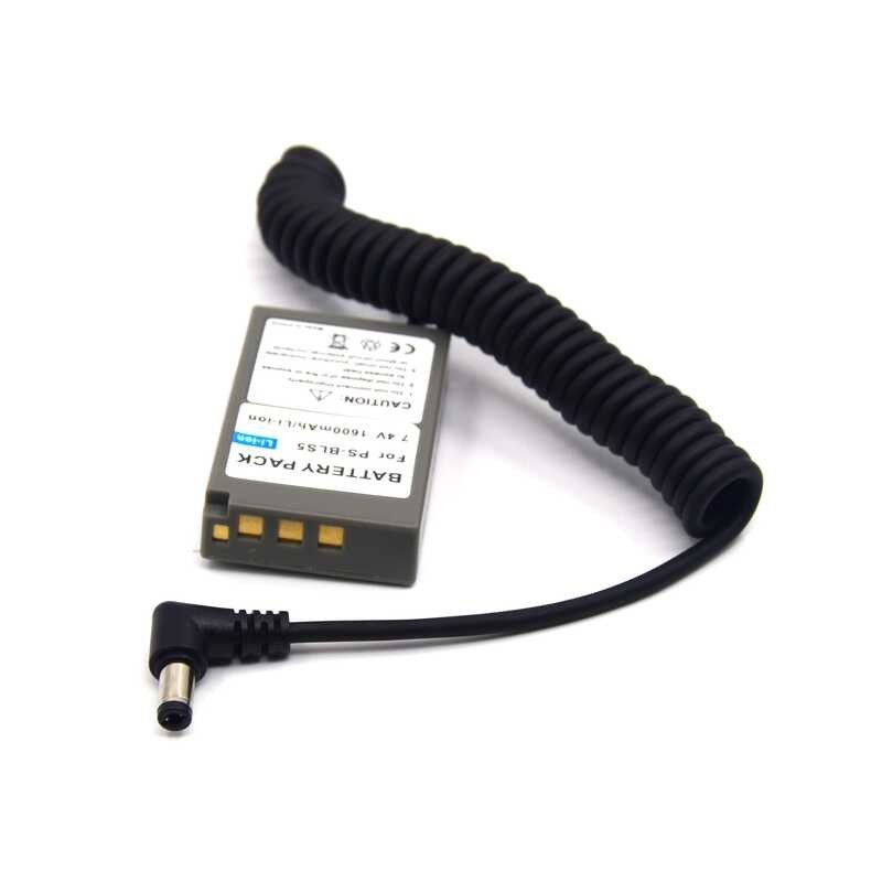 Ps-Bls-5 Dummy Battery Bls5 DC Coupler With Spring Cable For Olympus ...