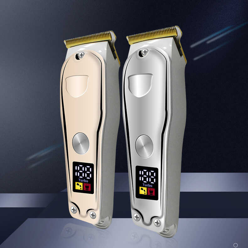 New Cross-Border 2022 LED Display Razor Electric Clipper Oil Head ...