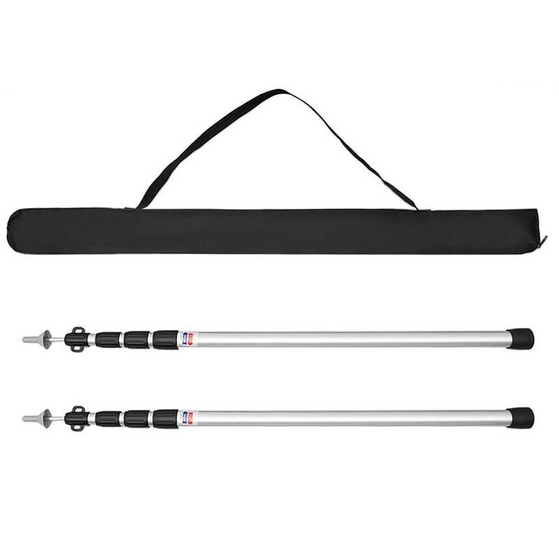 Makapal Na Aluminum Alloy Adjustable Tent Support Rods Beach Shelter ...