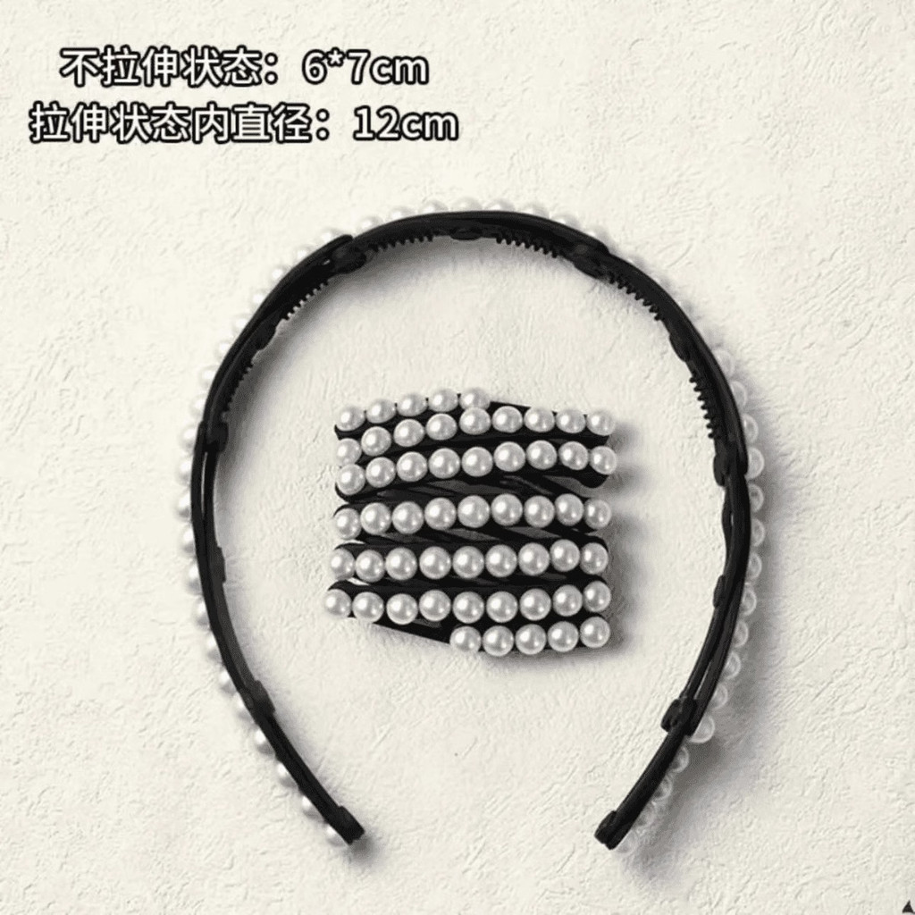 Retractable headband, new carry-on folding out headband, bundle hair ...