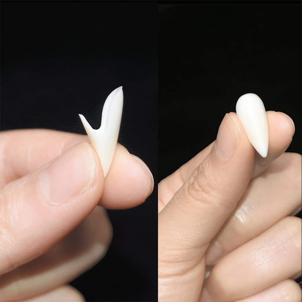 1 Pair Halloween Vampire Teeth Fangs Dentures Prop Party Costume DIY ...