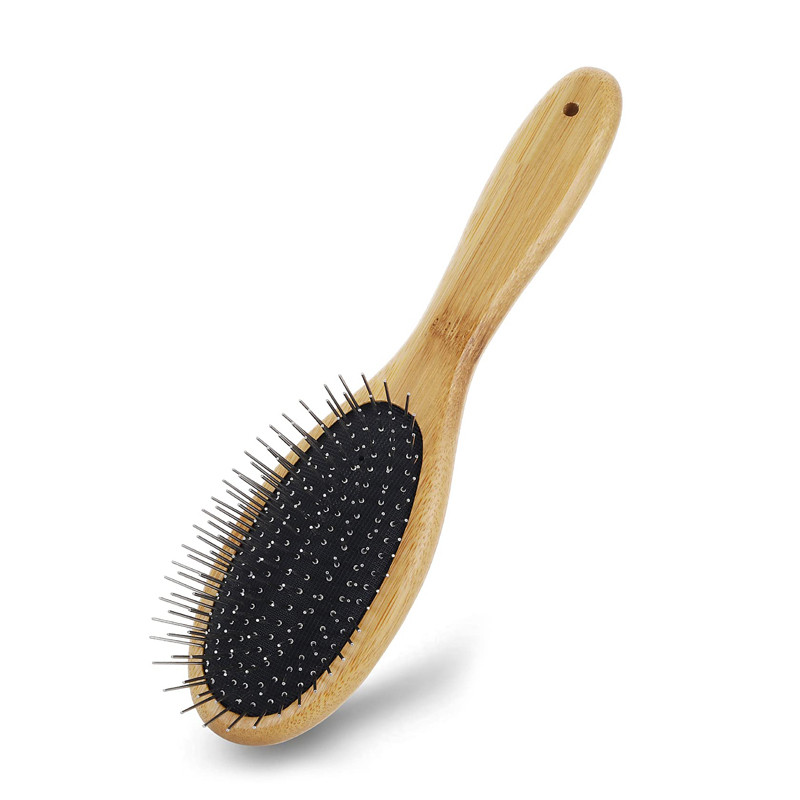 Benepaw Professional Pet Pin Brush with Stainless Steel Round Pins ...