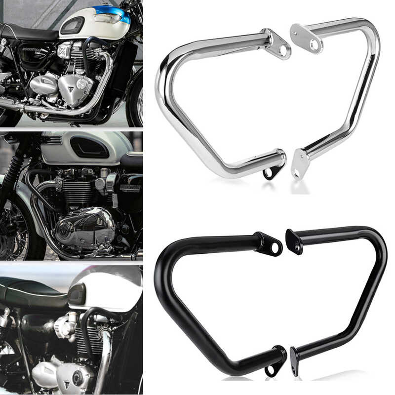 Crash Engine Guard Bar Bumper Protector For Triumph Bonneville T100 ...