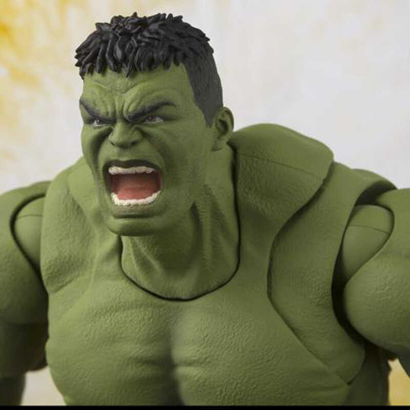 1 21Cm The Avengers Hulk Joint Moveable Anime Action Figure PVC Toys ...