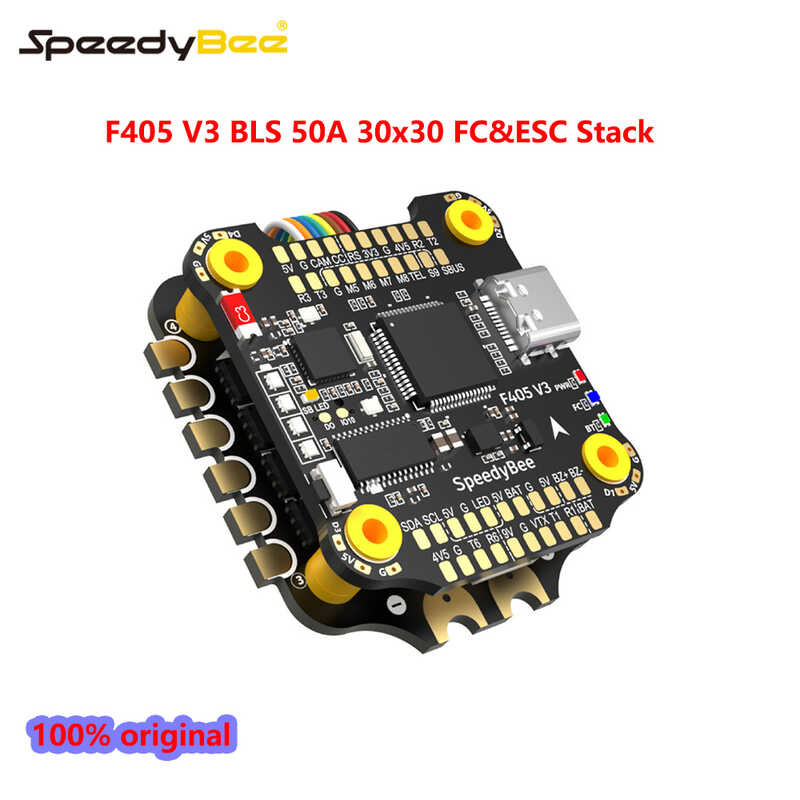 SpeedyBee F405 V3 BLS 50A 30x30 FC&ESC Stack STM32F405 BMI270 Flight ...