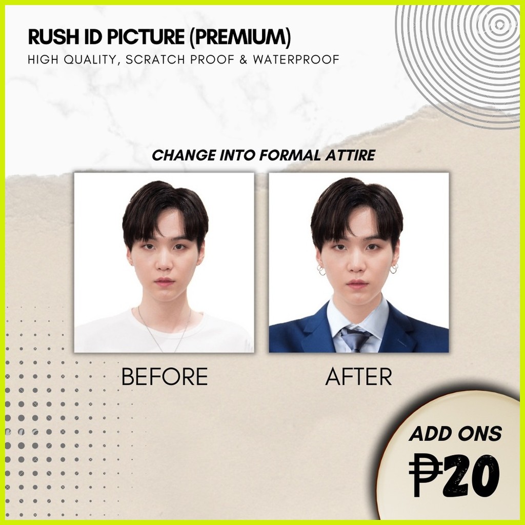☪ ♈ Rush ID Picture Mix Sizes Package (Send your Raw or ID Picture ...