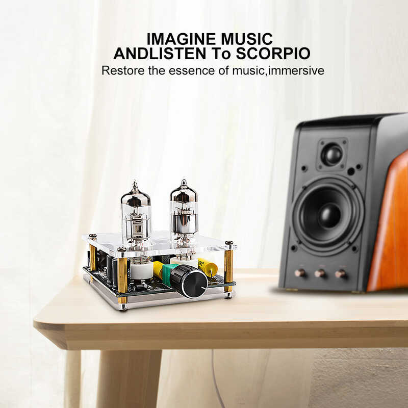 6A2 AIYIMA Vacuum Pre-Amplifier HIFI Bile Buffer Home Aduio AMP Tube ...